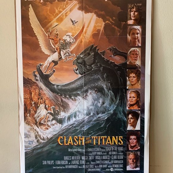 Art | Classic Vintage 1981 Clash Of The Titans Poster | Poshmark